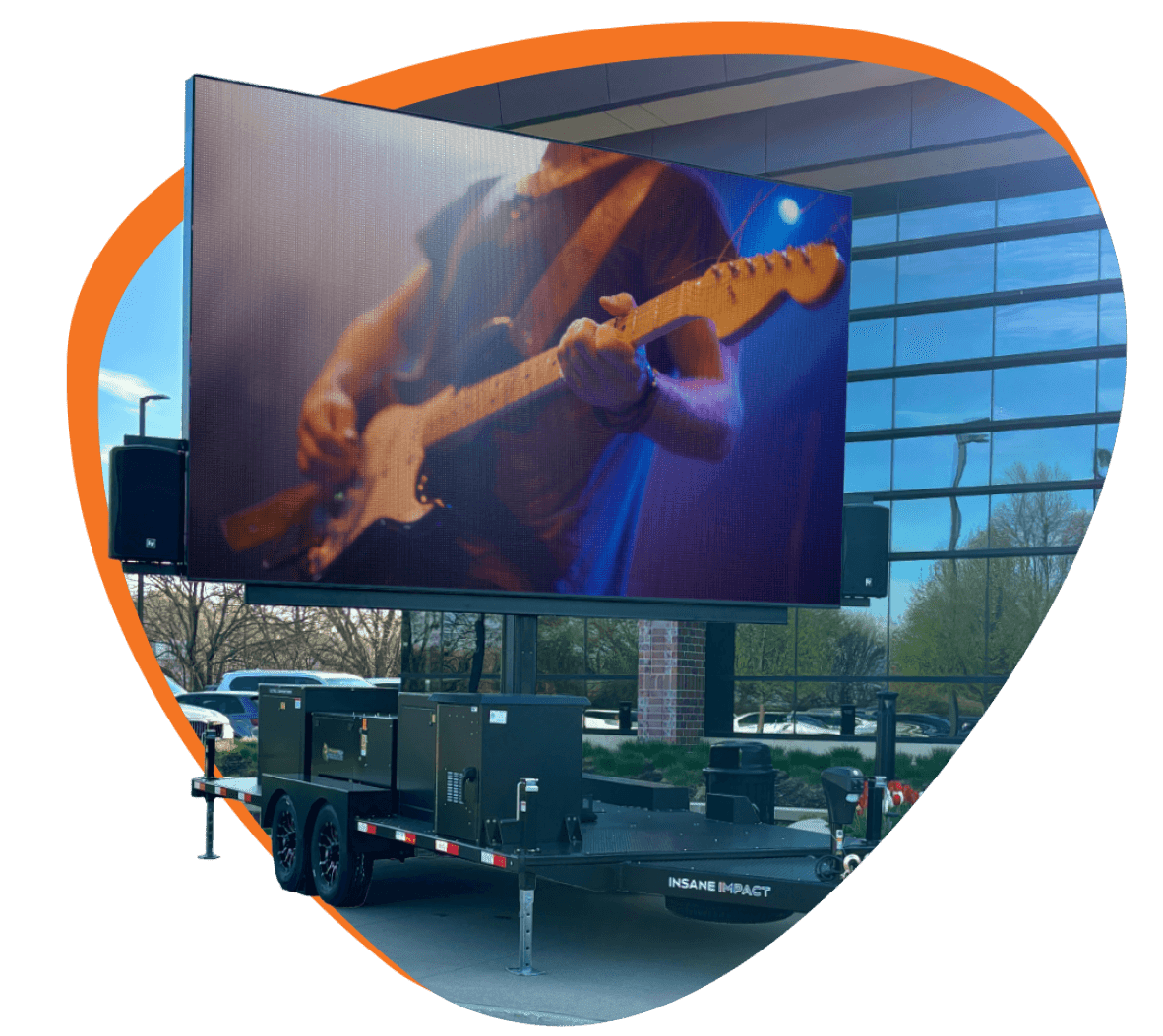 LED Screen Trailer Rental In Fargo | Mobile Pro LED MAX Screens